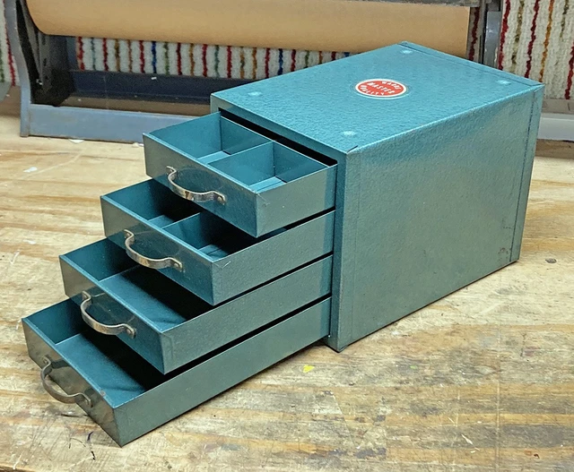 VTG 50S 60S Wards Master Quality Small Parts Tools Chest 4 Drawer All ...