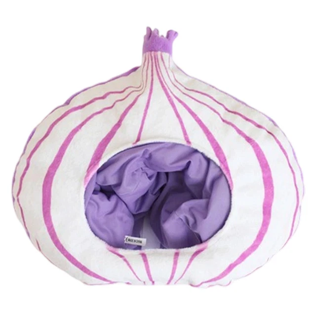 STUFFED ONION COSPLAY Headgear Hat Fancy Dress Halloween Cap Cute ...