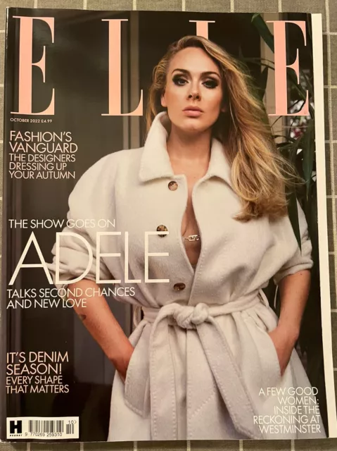 ELLE MAGAZINE (UK) - October 2022 ADELE FEATURE SUBSCRIBER COVER £8.00 ...