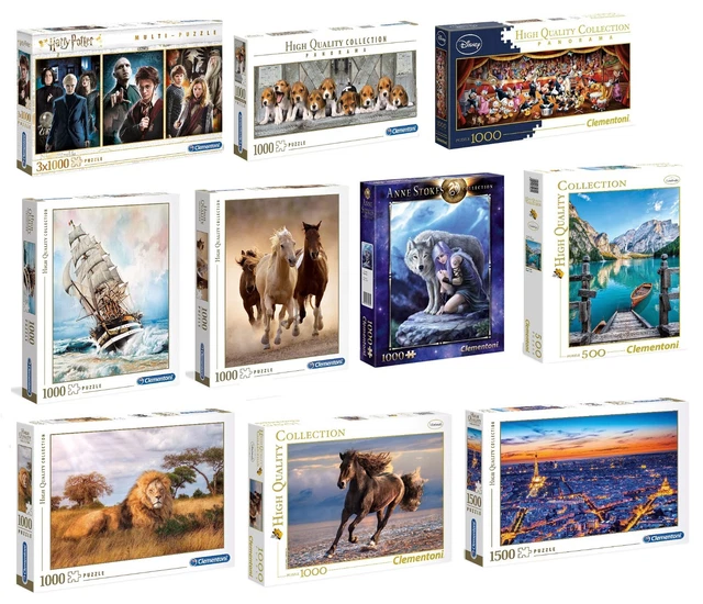 CLEMENTONI HIGH QUALITY Collection Panorama Jigsaw Puzzles For Adults ...
