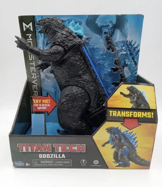 FIGURINE TITAN TECH Godzilla - Godzilla Vs. Kong Monsterverse Playmates ...
