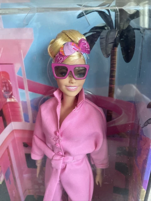 BARBIE THE MOVIE Doll Margot Robbie As Barbie In Pink Power Jumpsuit ...