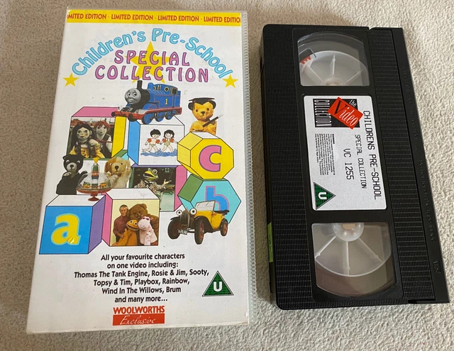 CHILDREN’S PRE-SCHOOL SPECIAL Collection VHS Tape Vintage 1992 Sooty ...