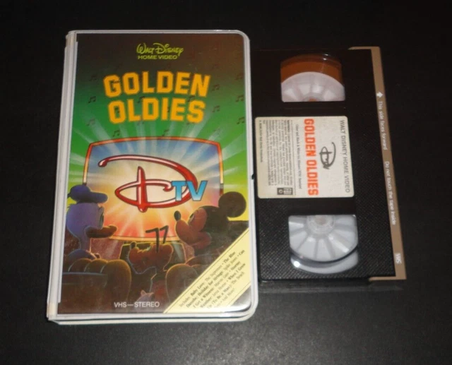DISNEY GOLDEN OLDIES (VHS, 1984) Disney DTV Animated Music- White ...