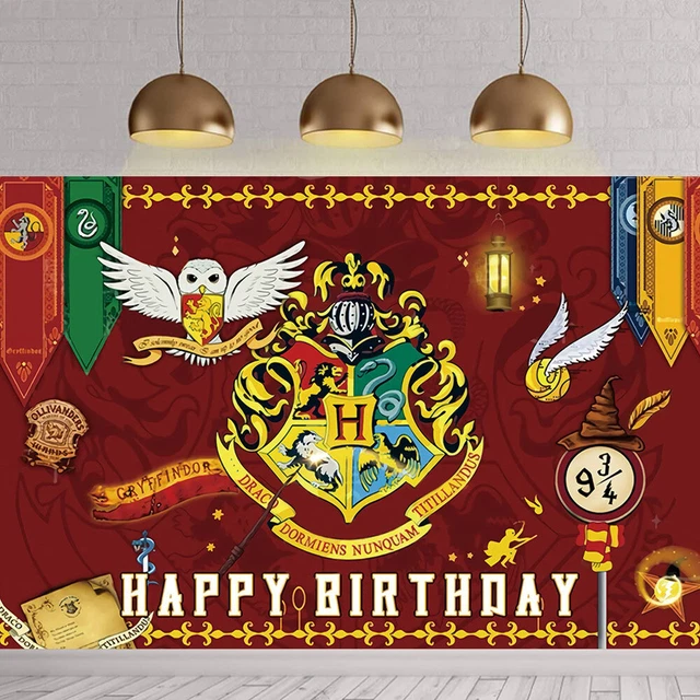 HOGWARTS HARRY POTTER Backdrop Birthday Background Banner Photo Party ...
