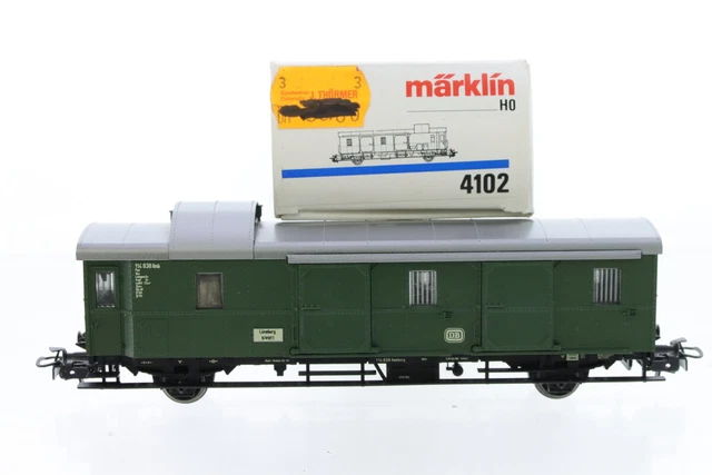 H0 MÄRKLIN 4102 DB Donnerbüchse Gepäckwagen Personenwagen AC coach +OVP/N15 EUR 7,50 - PicClick DE