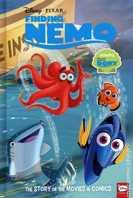 DISNEY-PIXAR FINDING NEMO Story the Movie in Comics HC Disney Comics #1 ...