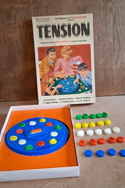 VINTAGE BOARD GAME Tension Peter Pan Playthings Complete Retro Toys 60s ...