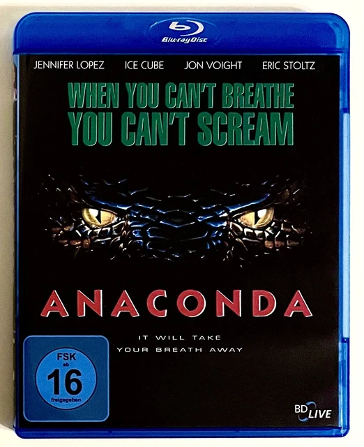 ANACONDA - DIE Blu-ray ist OOP - Jennifer Lopez + Ice Cube- Uncut ...