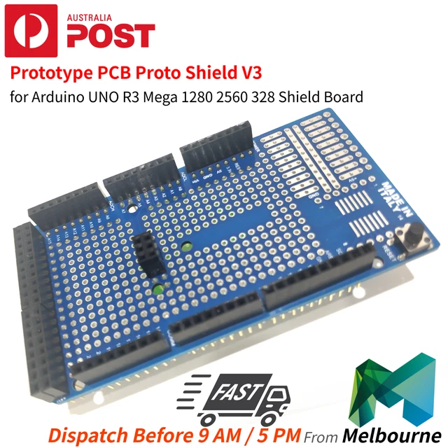 PROTOTYPE PCB PROTO Shield V3 for Arduino Mega 2560 UNO R3 Shield Board ...