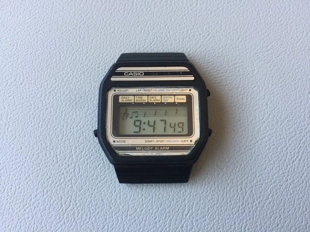 RELOJ VINTAGE CASIO Melody 407M-52 Modulo 82 Japan 1980 EUR 150,00 ...