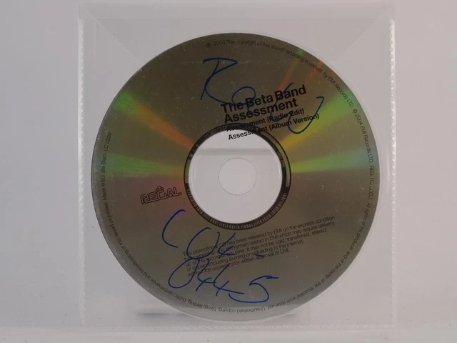 THE BETA BAND ASSESSMENT (Y1) 2 Track Promo CD Single including Plastic ...