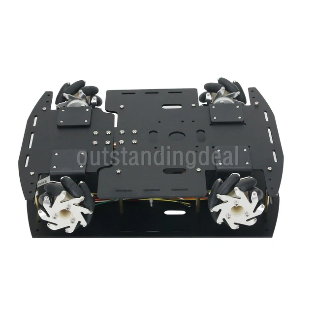 4WD 60MM MECANUM Wheel Robot Car Chassis Kit 10Kg Load for Arduino Raspberry Pi EUR 156,30 ...