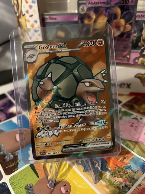 CARTE POKEMON GROLEM ex 189/165 SECRÈTE - 151 Pokémon - Fr Neuf EUR 3 ...