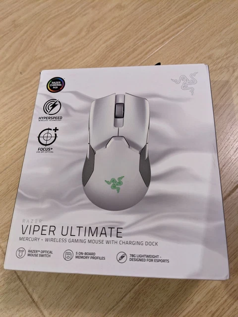 RAZER VIPER ULTIMATE Wireless Gaming Mouse With Dock - Mercury £74.00 ...