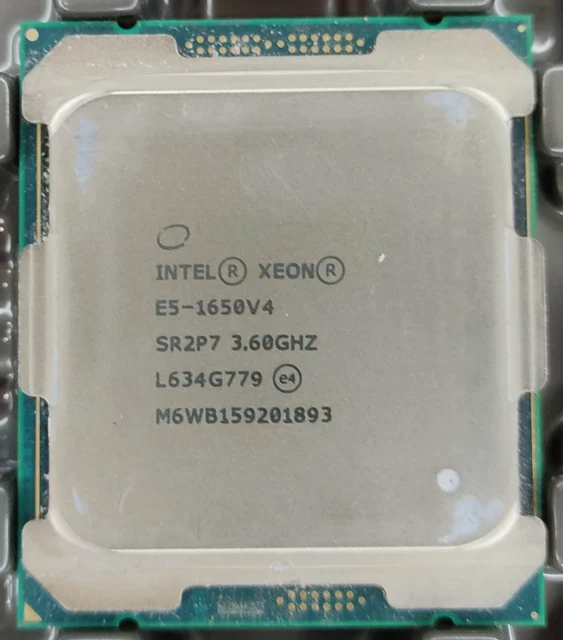 INTEL SR2P7 XEON E5-1650 V4 3.60GHz LGA2011-3 6-Core CPU Processor £24.99 - PicClick UK