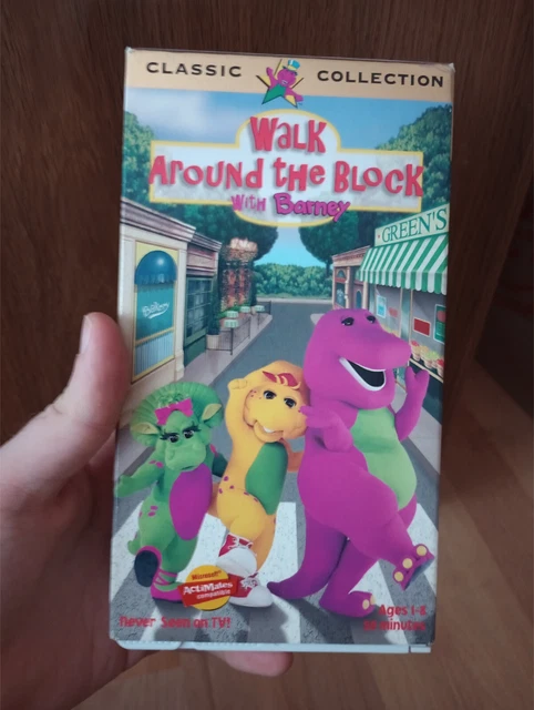 BARNEY WALK AROUND the Block with Barney VHS 1999 Video Tape Classic ...