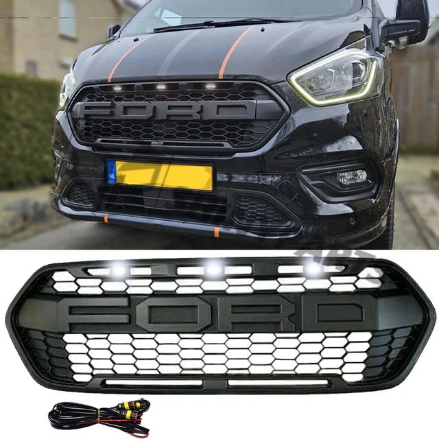 FOR 2018-2023 FORD Transit Custom Front Grill Raptor Style Honeycomb ...