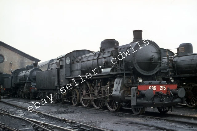 35MM ITALY RAILWAY Slide - FS Class 685 No. 685.215 2-6-2 Locomotive ...