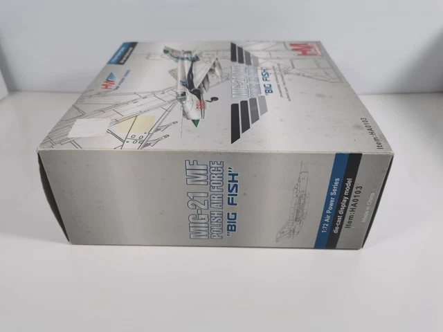 MIG-21 MF POLISH Air Force Big Fish Airplane Hobby Master Ha 0103 Nib 1 ...