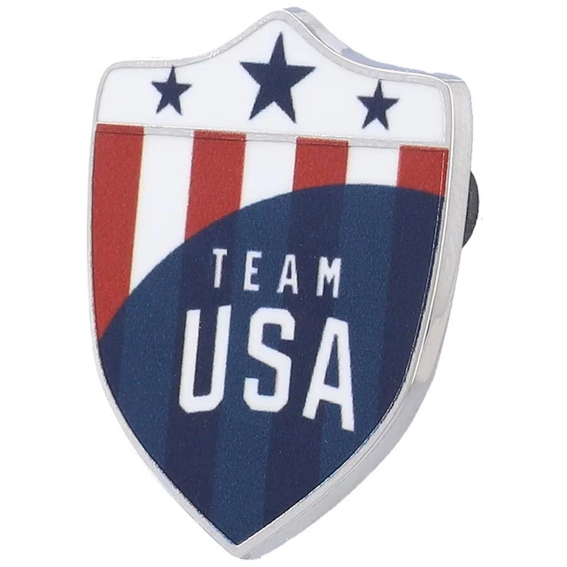 TEAM USA SHIELD Red, White And Blue 2024 Paris Olympic Pin $20.00 ...