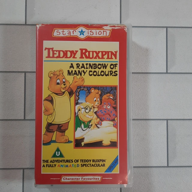 TEDDY RUXPIN A rainbow of many colours VHS Video Tape £1.70 - PicClick UK
