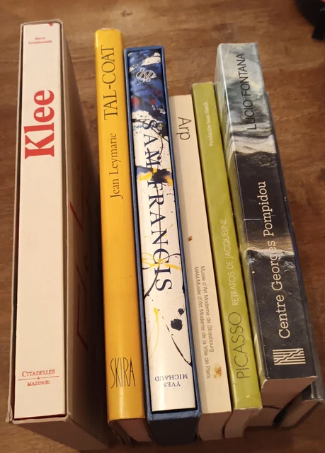 LOT 7 OUVRAGES Art*Klee*Tal-Coat*Sam Francis*Arp*Picasso*Fontana ...
