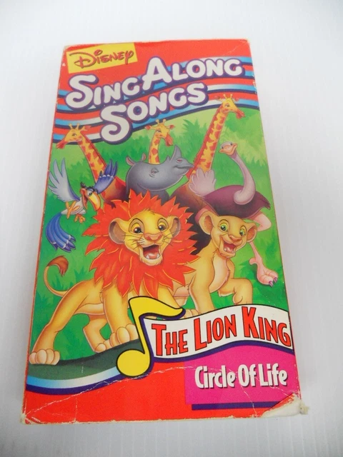 DISNEY'S SING ALONG Songs - The Lion King: Circle of Life (VHS) £7.39 ...