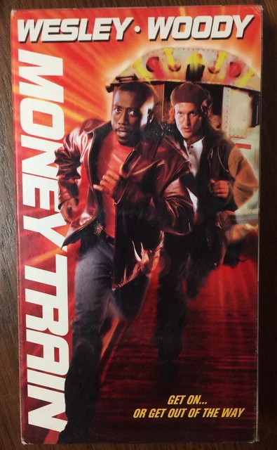 MONEY TRAIN WESLEY Snipes Woody Harrelson Action VHS movie tape works ...