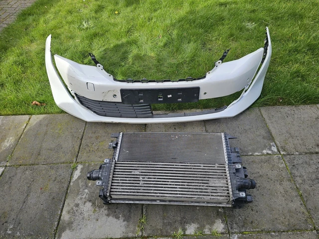 PEUGEOT 508 MK2 2019 Front Bumper & Radiator Intercooler Ac Fan 1.6 Gt ...