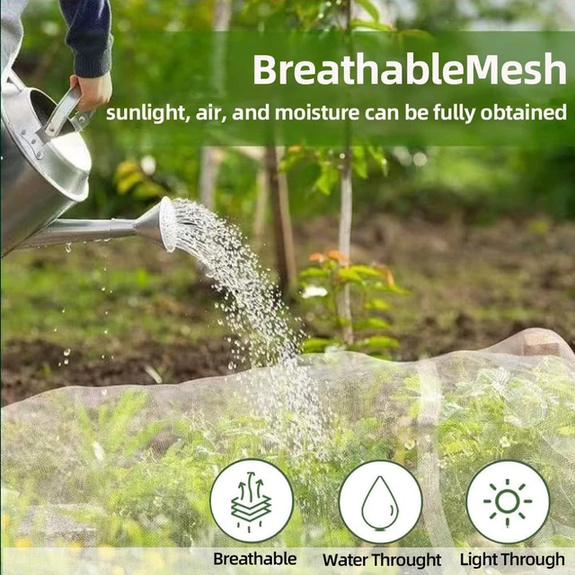 FRUIT & VEGETABLE Protection Netting, 1M X 10M Insect Barrier Mesh ...