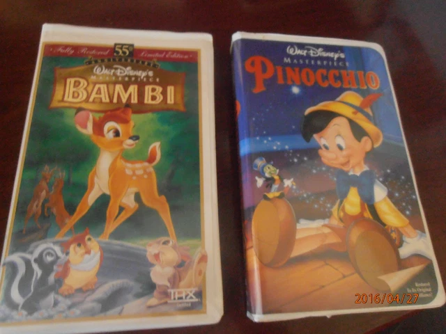 WALT DISNEY'S BAMBI Limited Edition & Pinocchio Masterpiece Both in ...