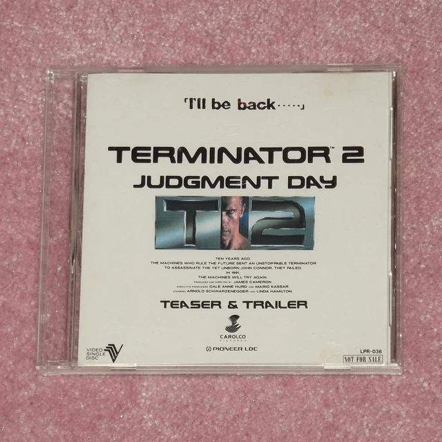 TERMINATOR 2 TEASER & Trailer - RARE JAPAN 5" CDV PROMO VIDEO SINGLE ...