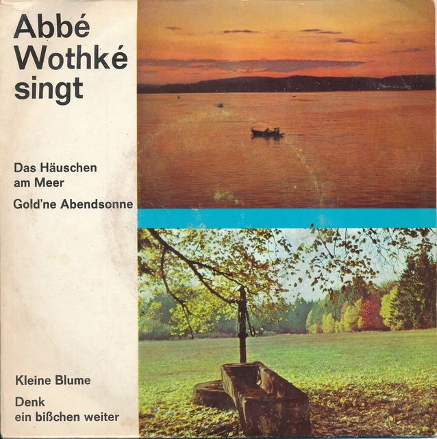 DAS HÄUSCHEN AM Meer - Abbe Wothke - Single 7" Vinyl 22/24 EUR 4,99 ...