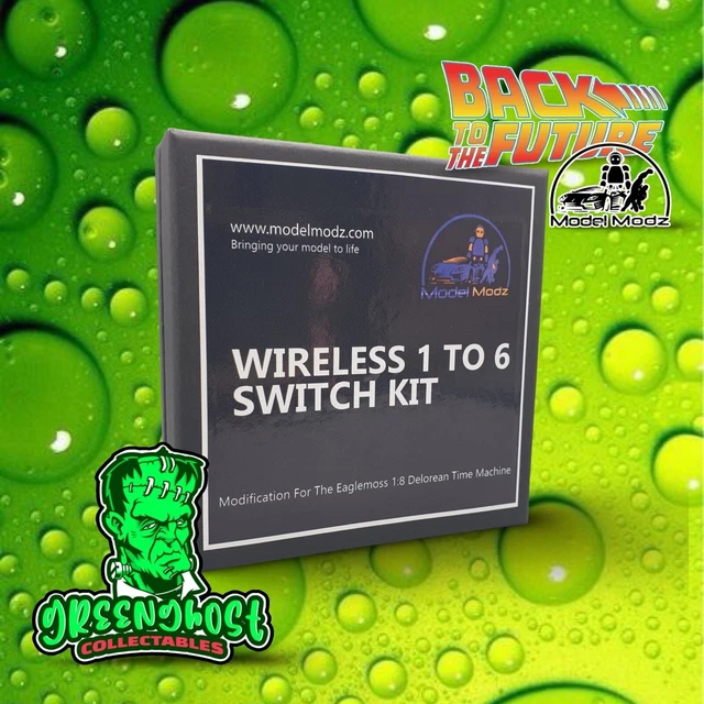 MODELMODZ FANHOME / EAGLEMOSS DeLorean 1:8 scale Wireless 1 to 6 Switch ...