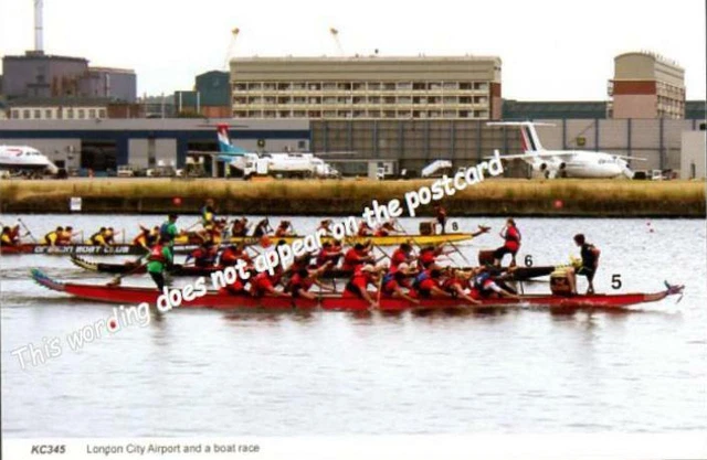 LONDON CITY AIRPORT and a boat race River Thames £1.20 - PicClick UK