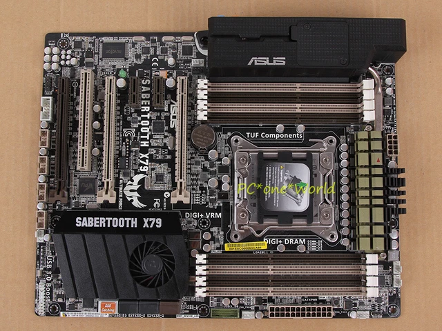 ASUS SABERTOOTH X79 LGA 2011 Socket DDR3 Intel X79 SATA 6Gb/s ATX ...