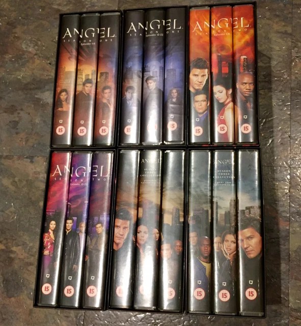 VINTAGE ANGEL VHS Boxset Complete Series 1 2 3 Videos Buffy The Vampire Slayer £26.00 - PicClick UK