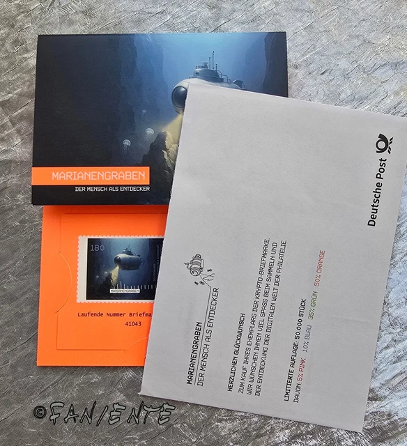 NEU BUND Krypto Marianengraben Booklet 2026 MH 135 A 🟨Orange Michel ...