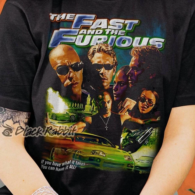 THE FAST AND The Furious Movie Poster Inspired Retro Unisex Classic T ...