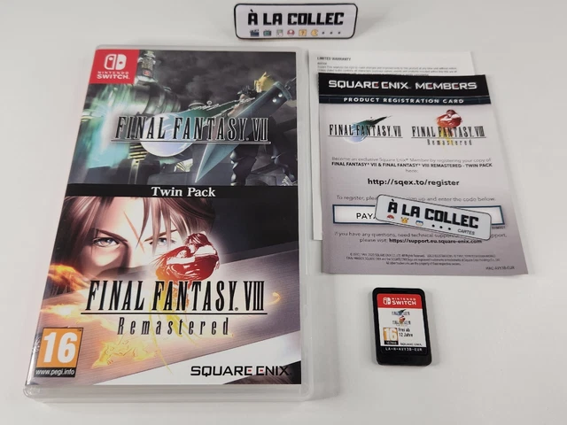 FINAL FANTASY VII & Final Fantasy VIII Remastered - Nintendo Switch (FR ...