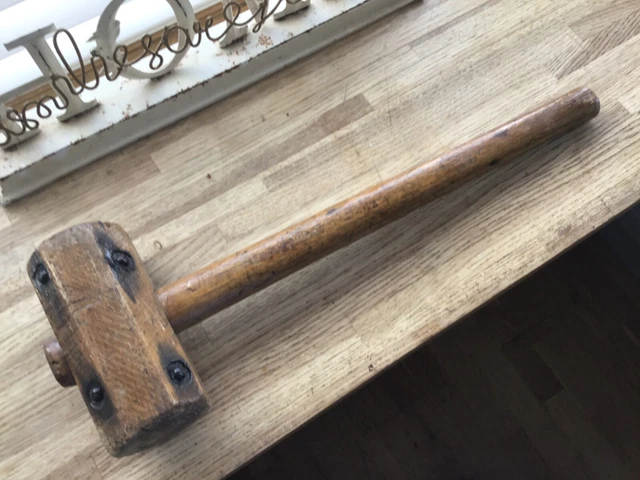 GENUINE WW2 BRITISH Army Issue Bivi Tent Mallet 1944 Dated £25.00 ...