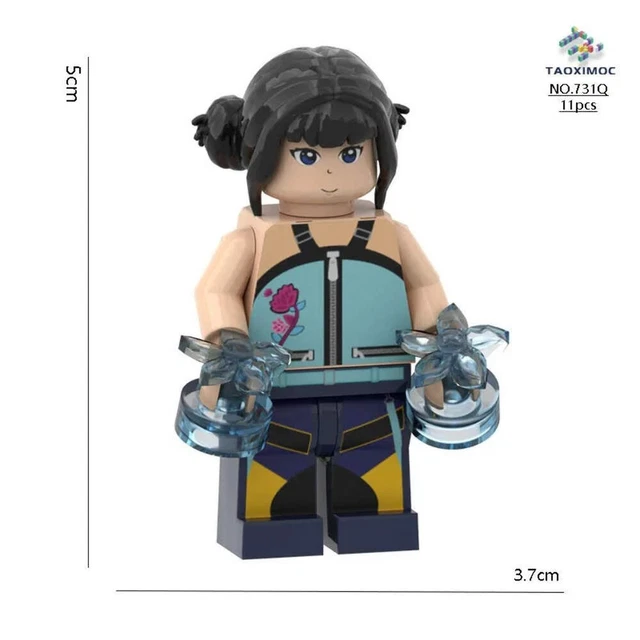 KPOP DEMON HUNTERS Building Blocks Toys Huntrix Lego Figures Rumi Mira ...