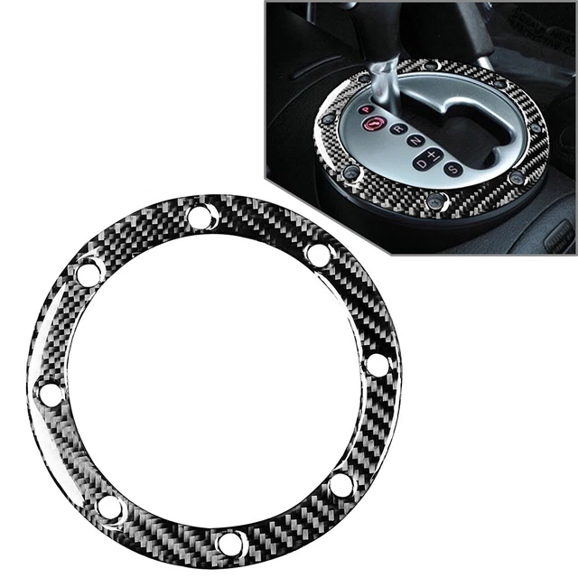 CENTER CONSOLE GEAR Shift Panel Circle Decorative Trim For Audi TT 8N ...