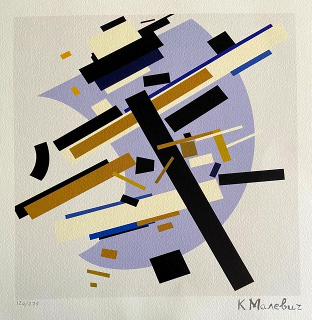 KAZIMIR MALEVICH LITHOGRAPHIE COA Original Sign. op Nummeriert / Piet ...