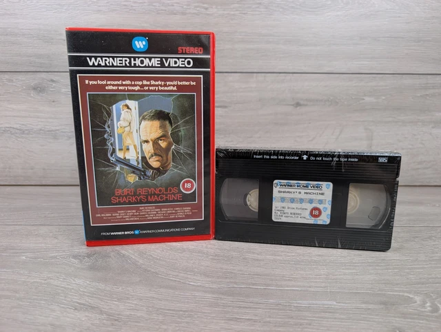 SHARKY'S MACHINE 1981 VHS New Sealed Burt Reynolds Warner Home Big Box ...