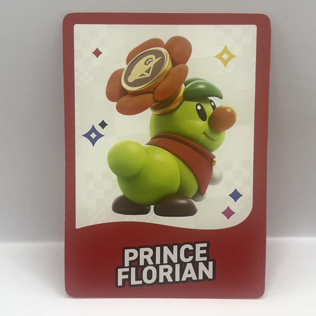 SUPER MARIO BROS Wonder Prince Florian Trading Card £2.88 - PicClick UK
