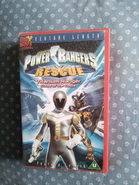 POWER RANGERS, TITANIUM Ranger Curse Of The Cobra Vhs Video Freepost £6 ...