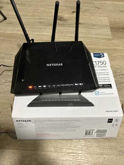 NETGEAR R6400V2 (AC1750) Wireless Dual-Band Gigabit Wifi Router $15.00 ...