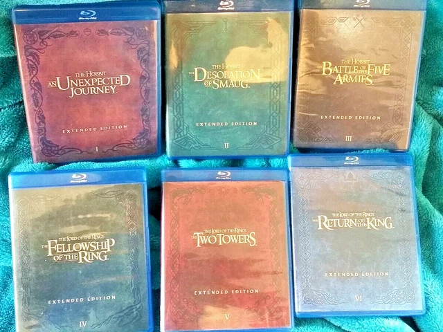 MIDDLE EARTH 6 Film Collection. Extended Edition Blu-Ray Box Set. £39. ...
